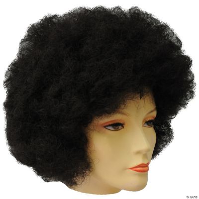 Adult's Black Bargain Afro Wig