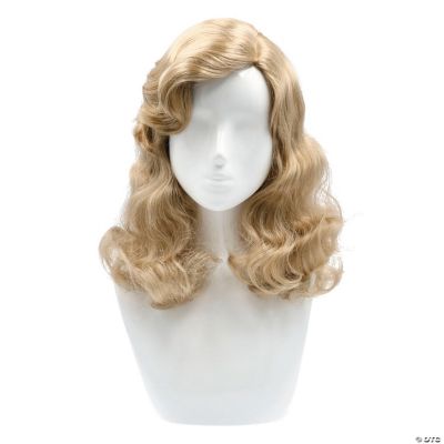 Adults 1940s Vamp Wavy Medium-Length Wig | Halloween Express