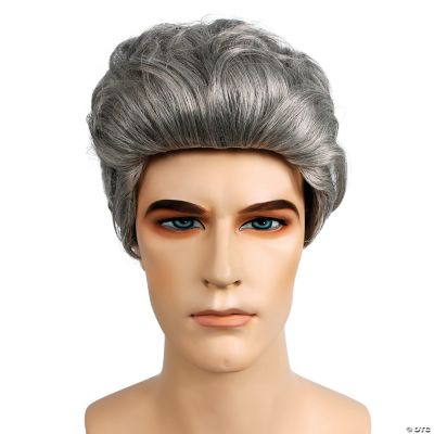 Adults Brown & Gray Bill Clinton Wig | Halloween Express