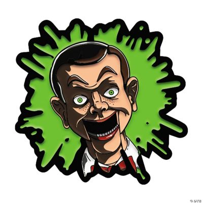 Goosebumps™ Slappy the Dummy Full-Color Enamel Pin | Halloween Express