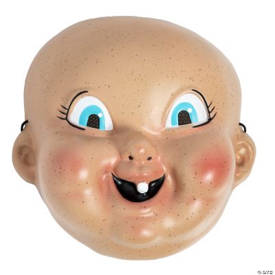 Adults Happy Death Day™ Killer Plastic Half Mask - One Size | Halloween ...