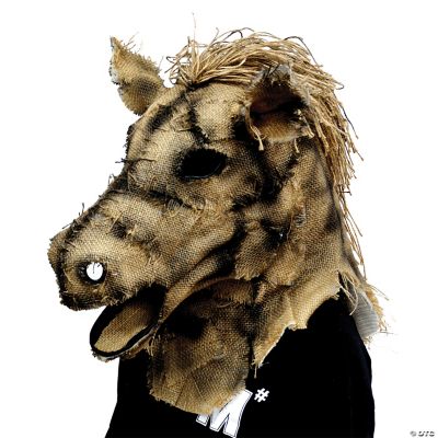 Adults Scarecrow Horse Mask | Halloween Express