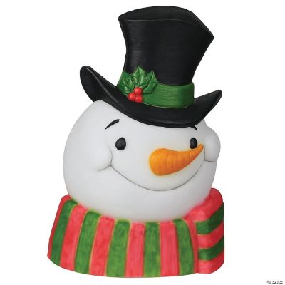 Snowman Plaque with Sound & Lights | Halloween Express