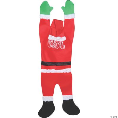 Santa Hanging from Gutter | Halloween Express