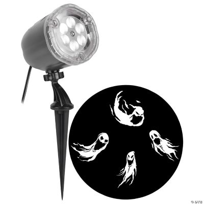 Lightshow Whirl-a-Motion Scary Ghosts Projection Light Halloween ...