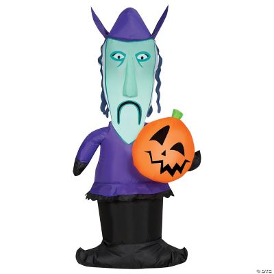 48" Airblown Inflatable Shock with Mask and Jack O Lantern Halloween ...