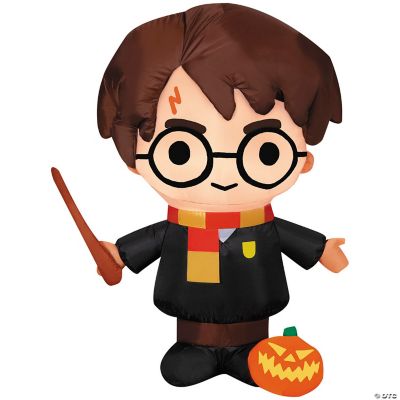 38" Airblown® Inflatable Harry Potter™ Harry Potter with Jack-O ...