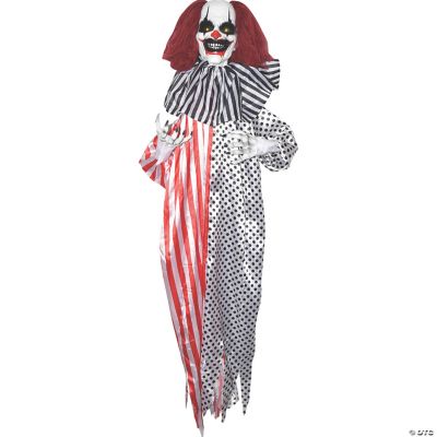 5' Hanging Shaking Clown Halloween Decoration | Halloween Express