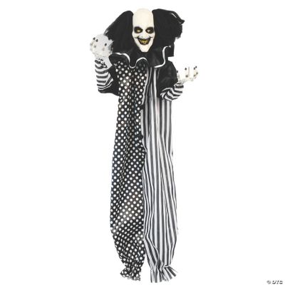 47" Hanging Light Up Clown Halloween Decoration | Halloween Express