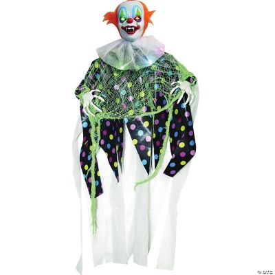 35" Hanging Lightup Clown Decoration
