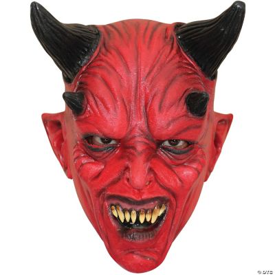 Adults Ghoulish Productions Devil Junior Latex Mask - One Size ...