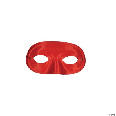 Red Domino Half Mask | Halloween Express