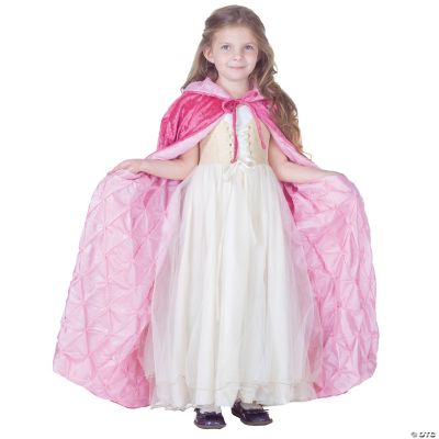 Girl's Princess Pink Cape | Halloween Express