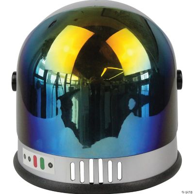 Helmet Space Silver with Reflective Visor OS | Halloween Express
